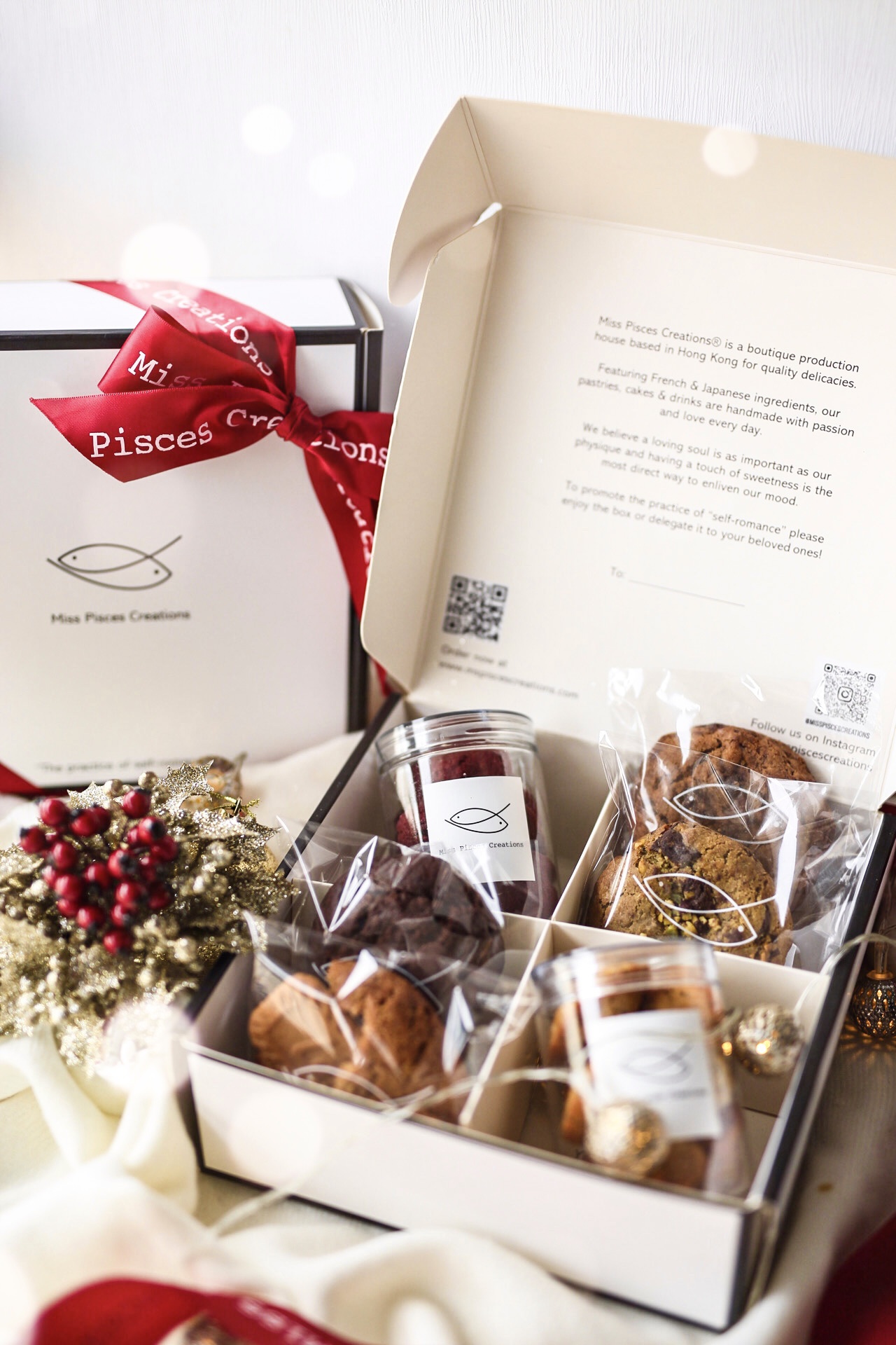 【聖誕新年限定】雜錦厚曲奇瑪德蓮禮盒 Assorted Cookies & Madeleines Gift Box – Miss Pisces ...